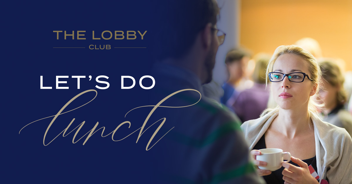 Event RSVP - Let's Do Lunch - The Lobby Club